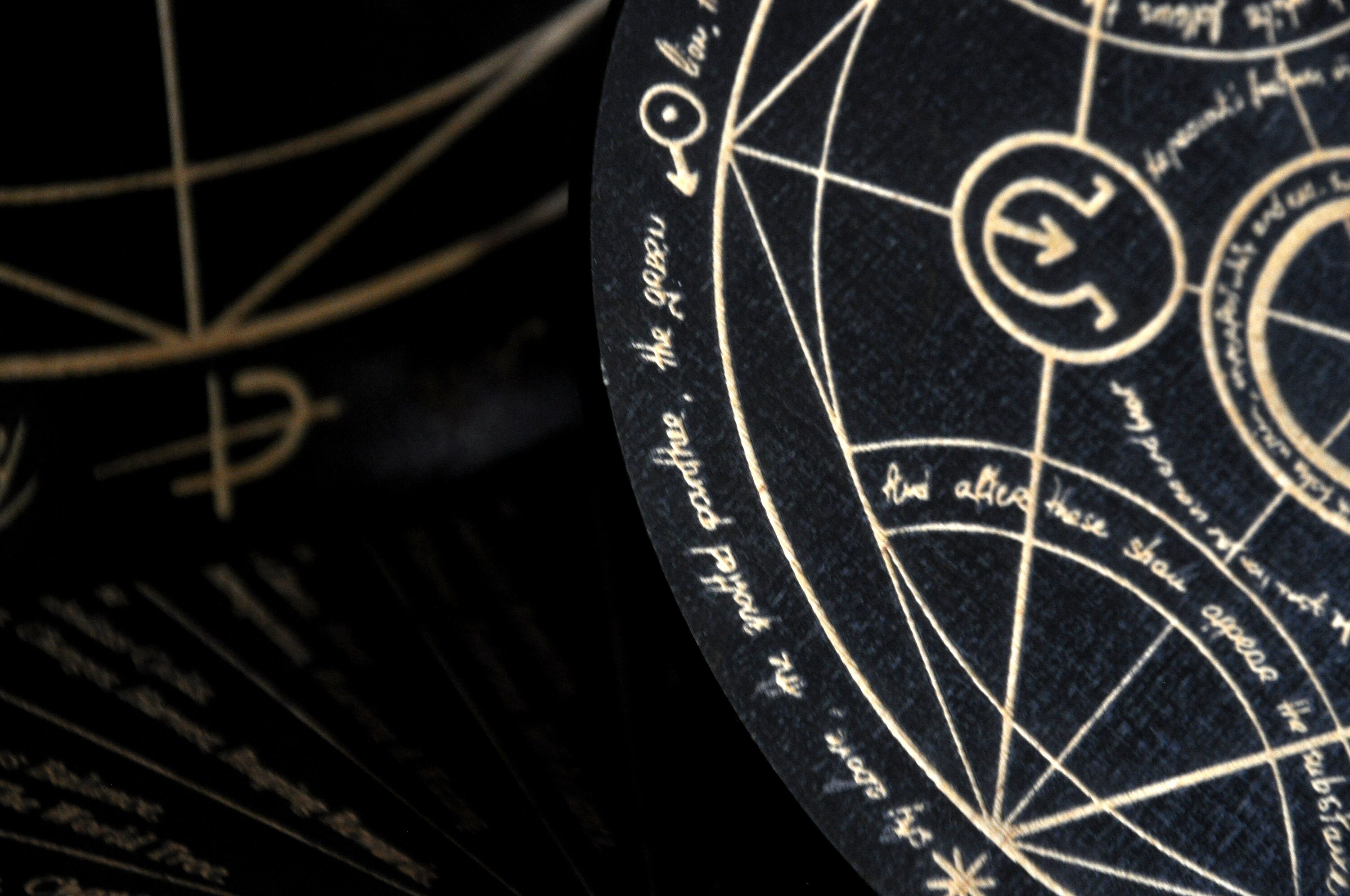 Alchemy Circle. Оccult Circle. Big Black Circle Esoteric Art - Etsy