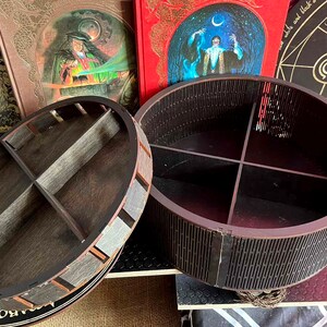 Witch Box Storage. Big Wicca Box. Wiccan Calendar. Round - Etsy