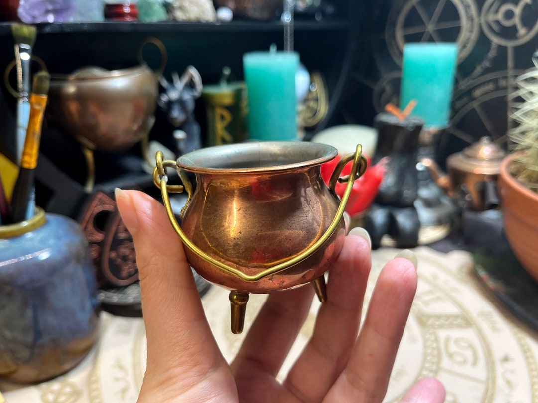 Altar Cauldron. Witchy Altar Tools. Mini Copper Cauldron for - Etsy ...