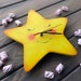 Twinkle Little Star Silhouette Wall Clock|star Wall Clock|yellow Star ...