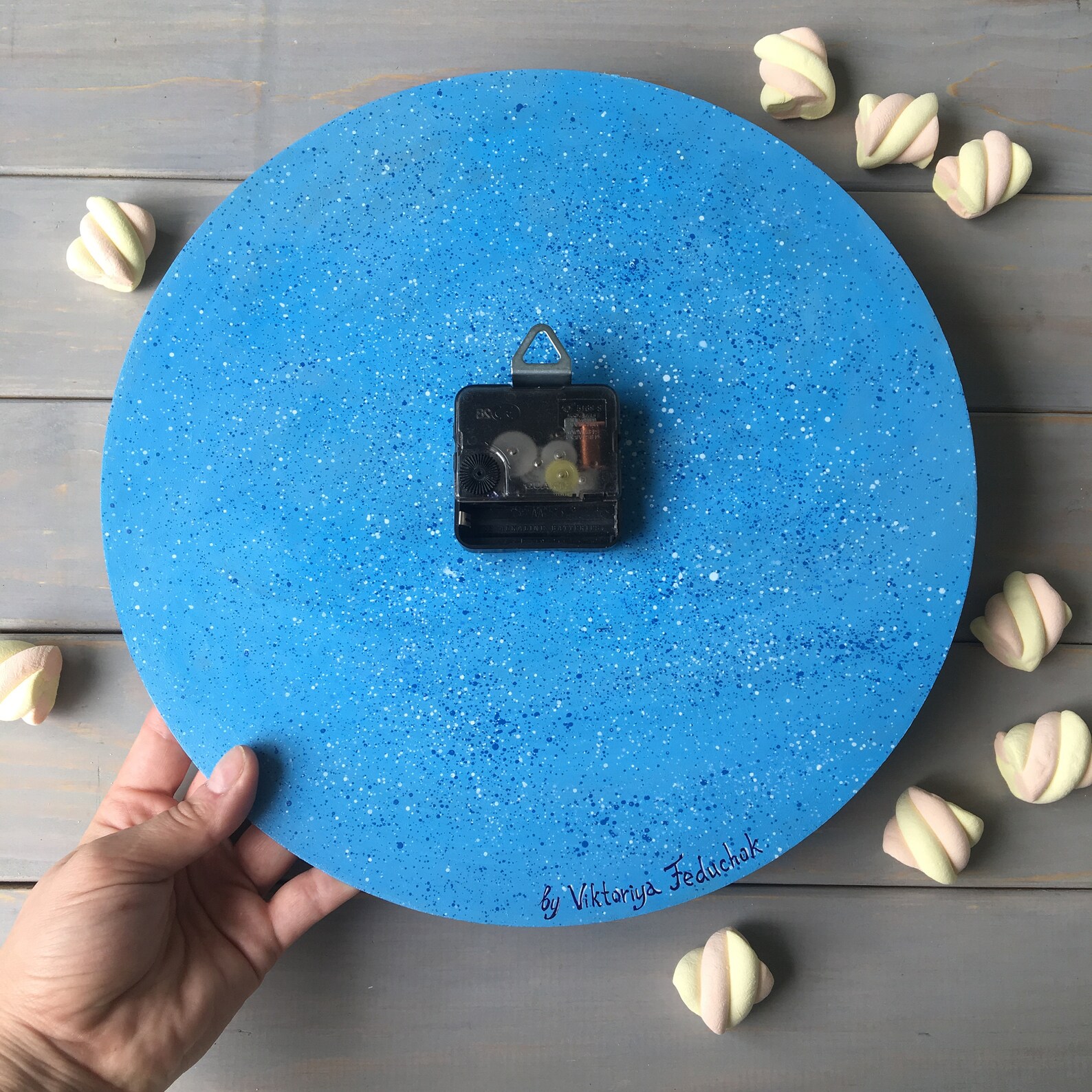 Whale Wall Clock, Whale Clock, Blue Wall Clock,kids Whale Clock, Whale ...