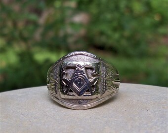 Master mason ring | Etsy