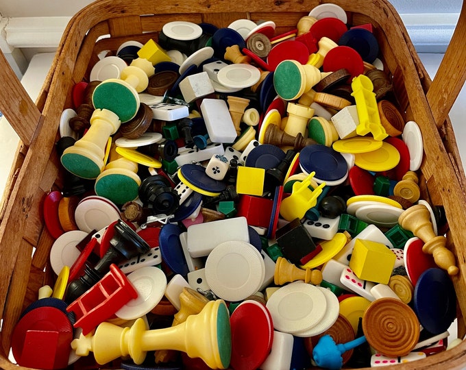 Pack of 75 Assorted Game Pieces Craft Supply - Etsy