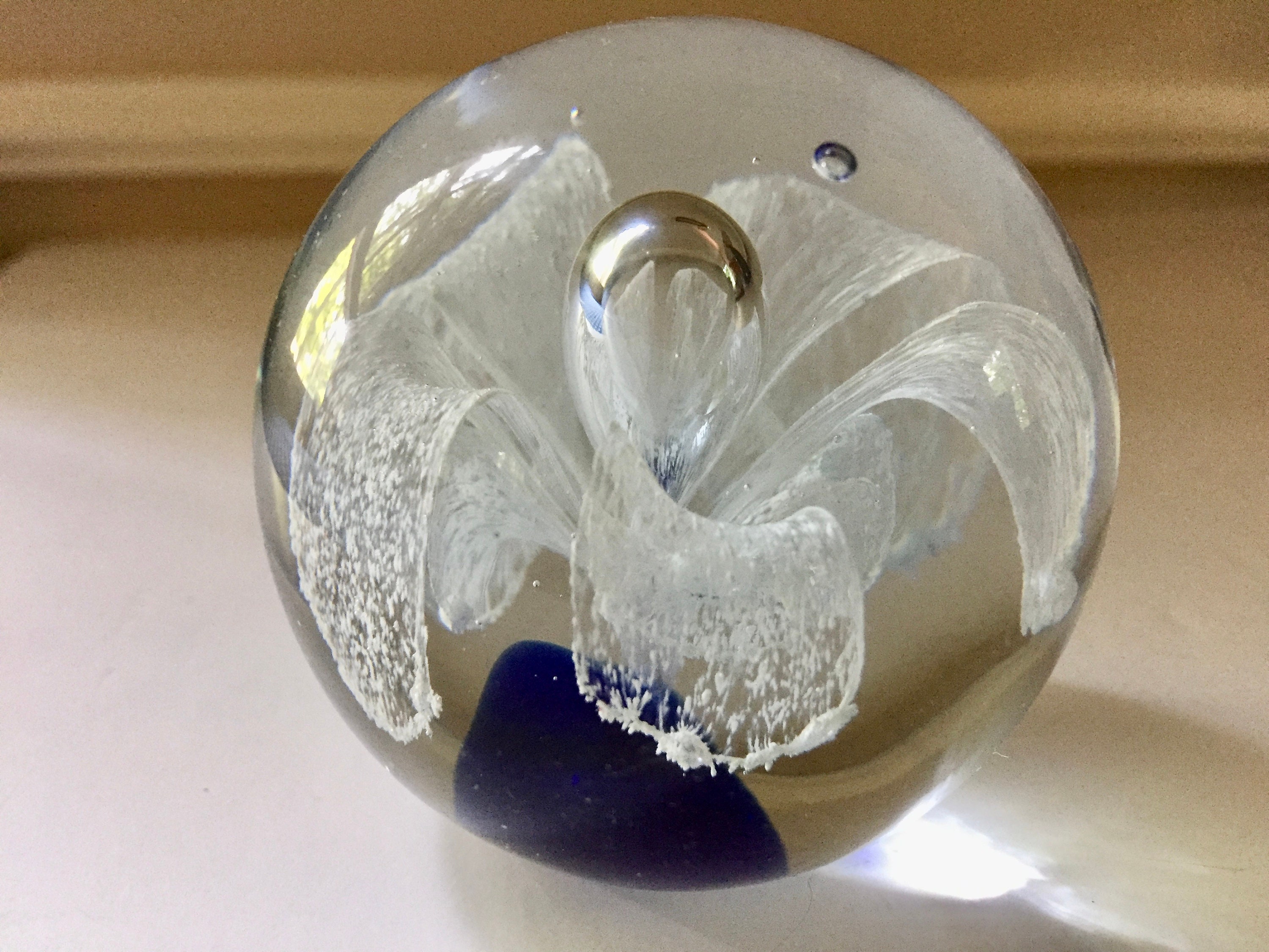 Art Glass Collectible Paperweight - Etsy