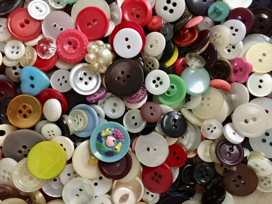 Assorted Buttons in Bulk Small to Medium - Etsy