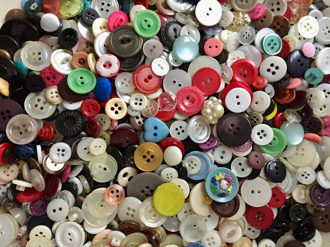 Assorted Buttons in Bulk Small to Medium | Etsy