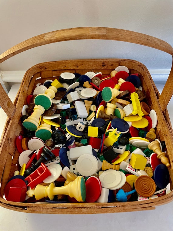 Pack of 75 Assorted Game Pieces Craft Supply - Etsy