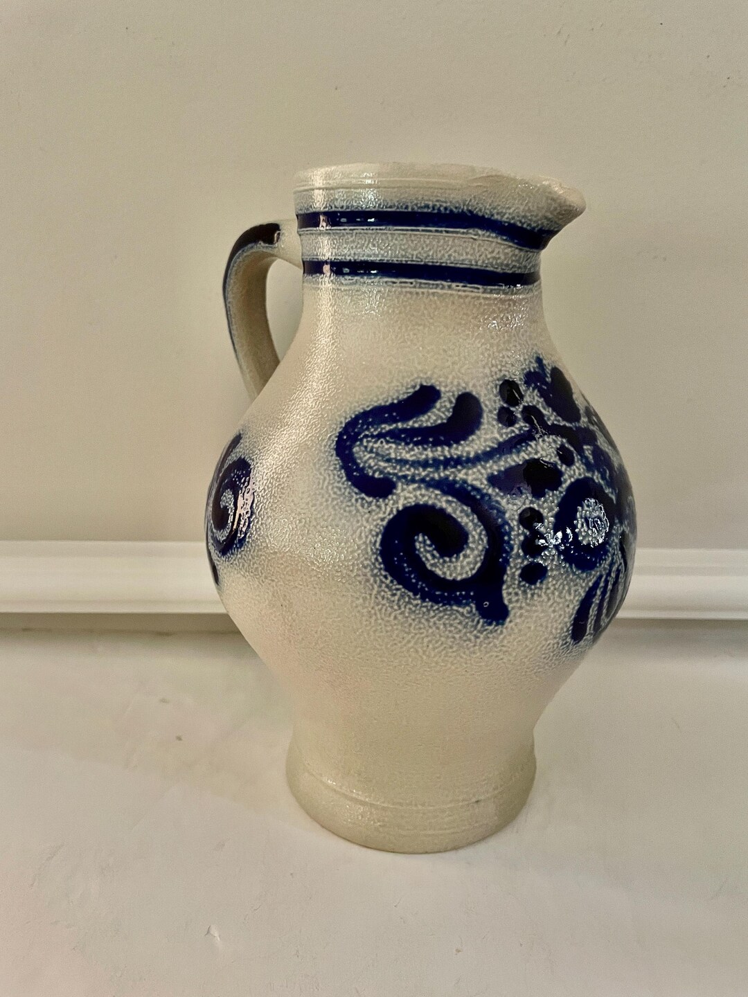 1 Liter Salt Glazed Stoneward Pitcher - Etsy