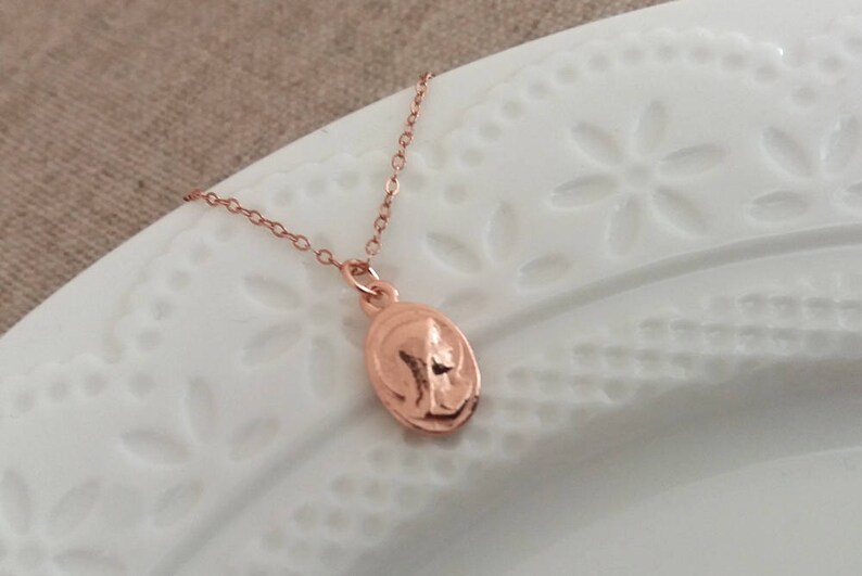 Rose Gold St Mary's Necklace. Virgin Mary Necklace. Rose - Etsy UK
