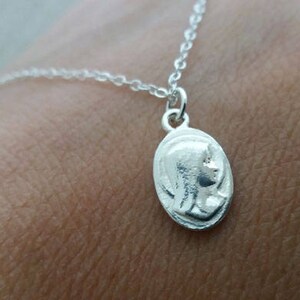 Rose Gold St Mary's Necklace. Virgin Mary Necklace. Rose - Etsy UK