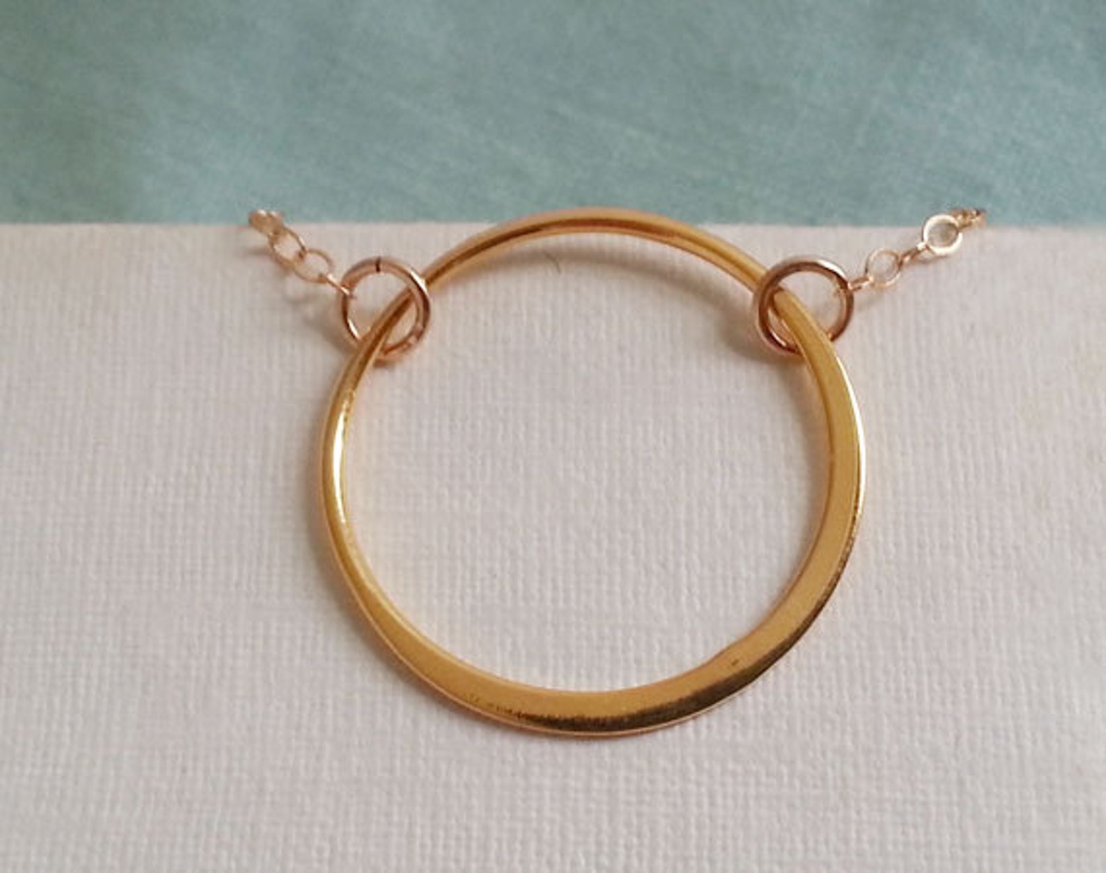 Silver Circle Necklace Circle Necklace Sterling Silver - Etsy UK