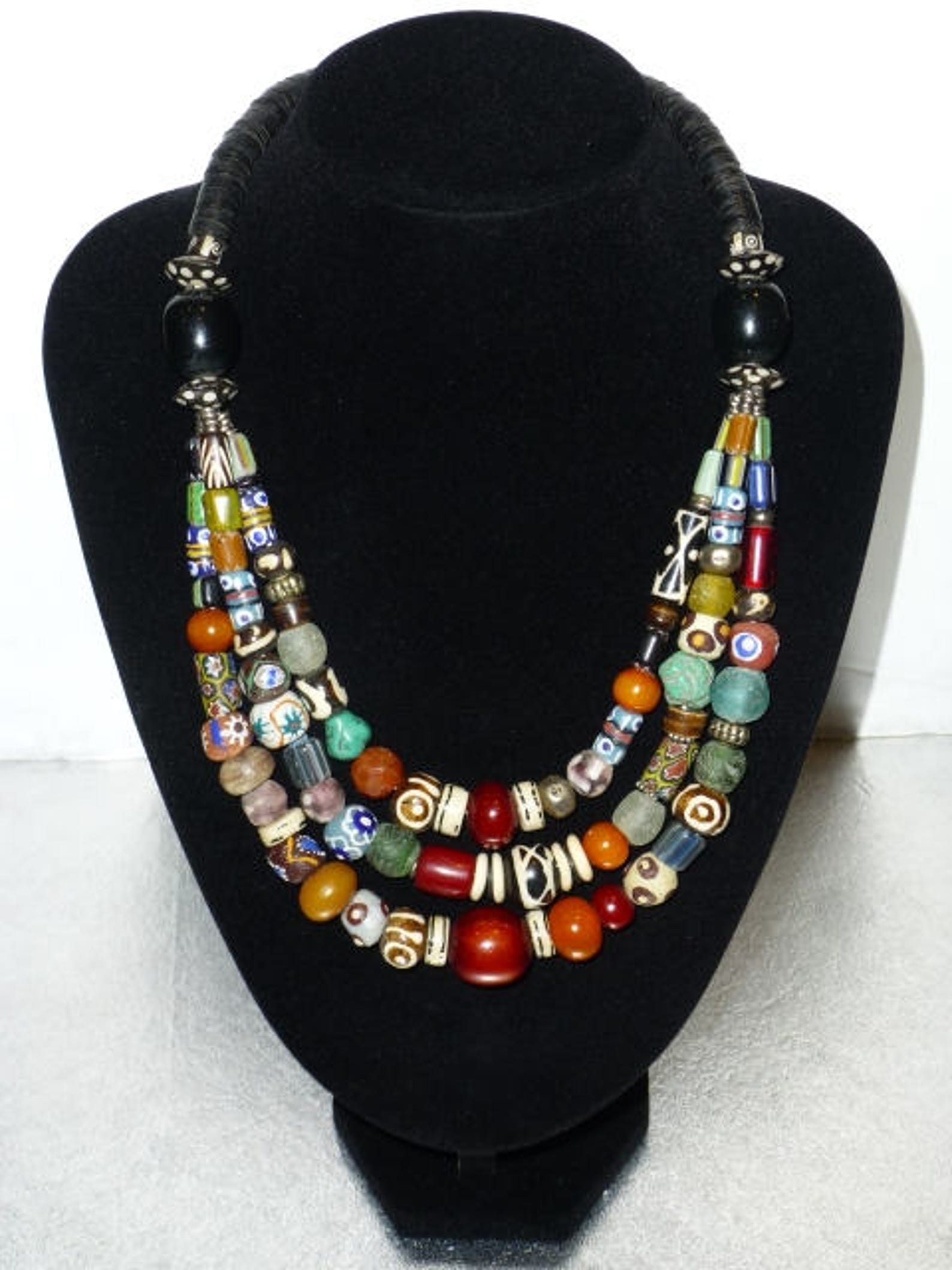African Mali Beads, Trade Beads, Ghana Krobo Beads & Ghana Recycled Old ...