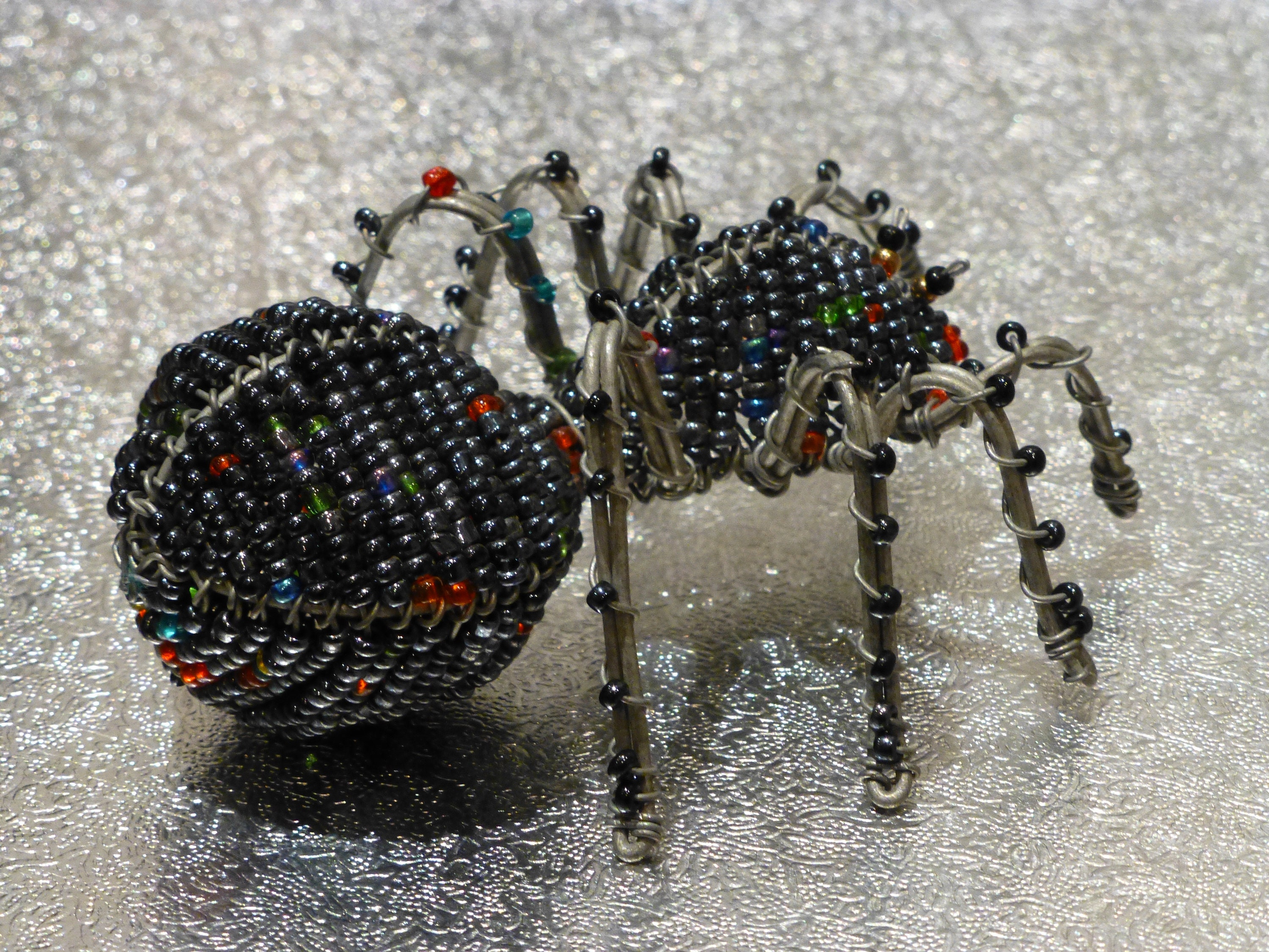 African Beaded Wire Spider Made in Kenya - Etsy UK