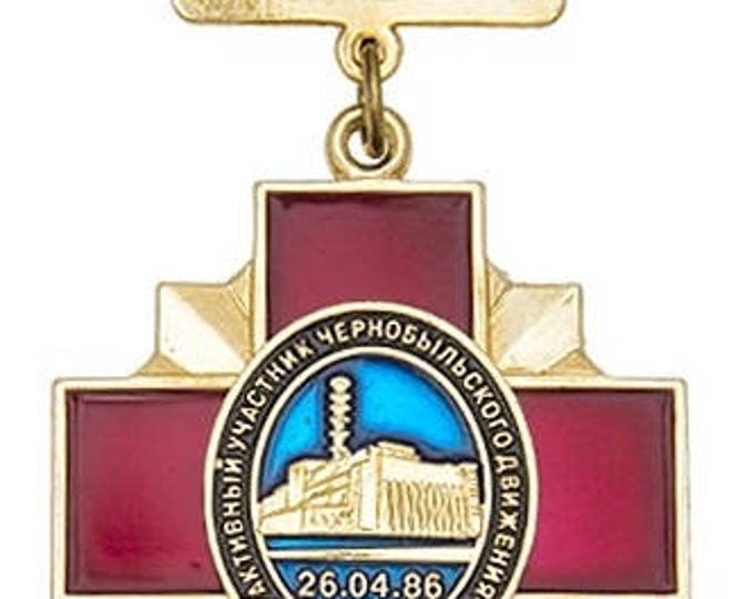 Russian Chernobyl Liquidator Medal active Participant of - Etsy