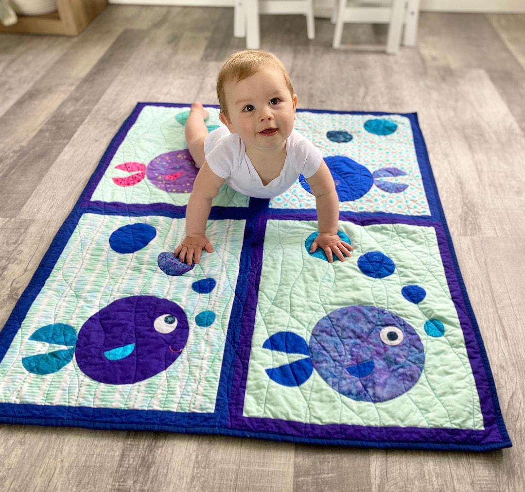 Bubble Fish Baby Quilt Pattern (PDF Download) - Etsy