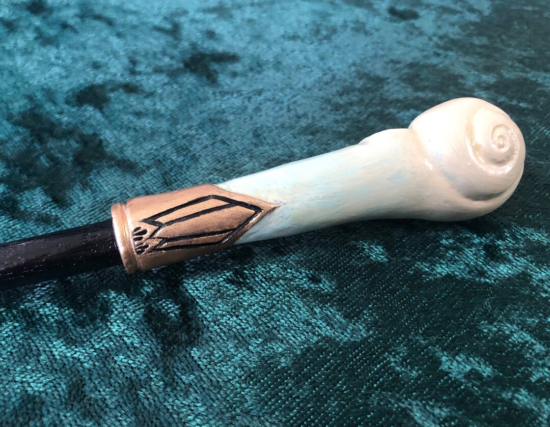 Snail Shell Wand - Handcrafted Magic Wand, Witch, Wizard, One of a Kind ...