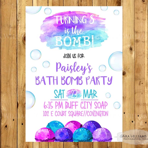 Spa Party Invitation - Etsy