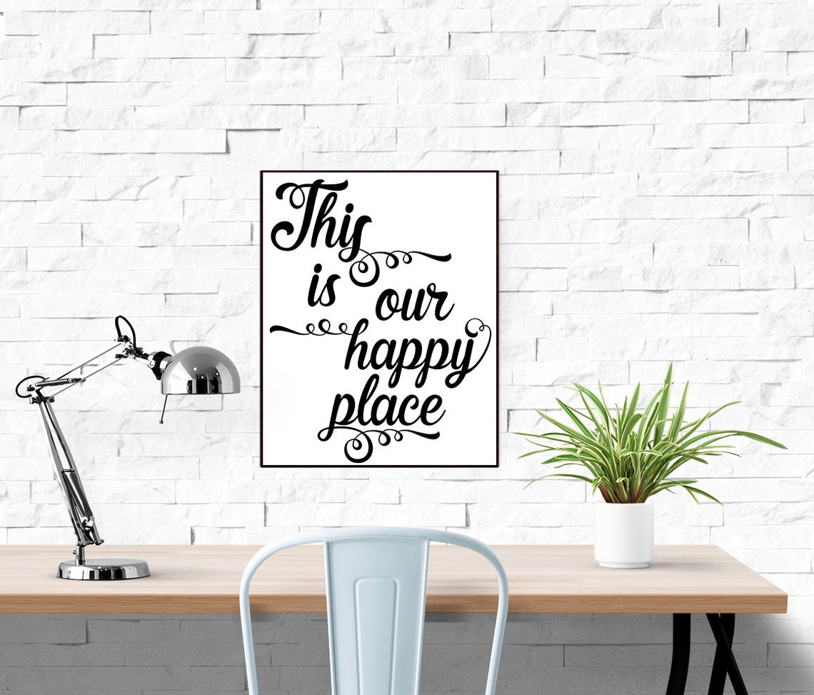 Printable Home Quote Wall Art Quote Printable 'this is Our - Etsy