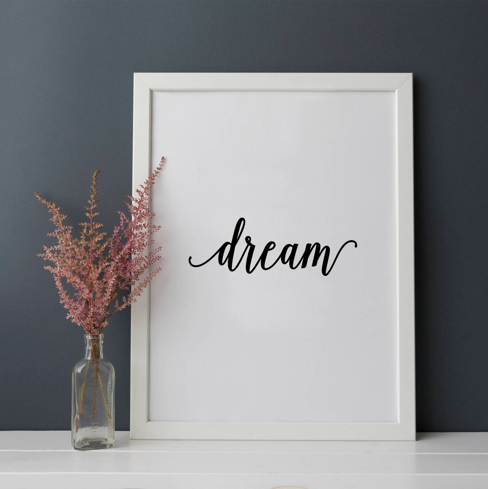 Printable Dream Art Wall Decor Typography Print - Etsy