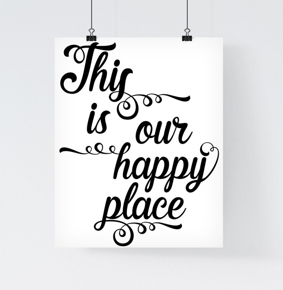 Printable Home Quote Wall Art Quote Printable 'This is our | Etsy