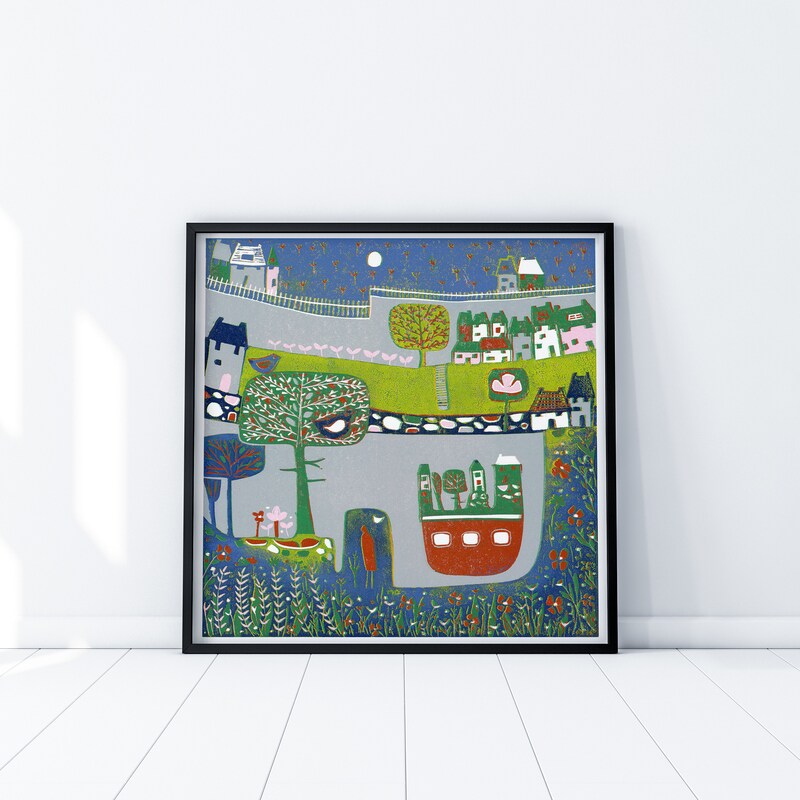 Lino Block Prints - Etsy