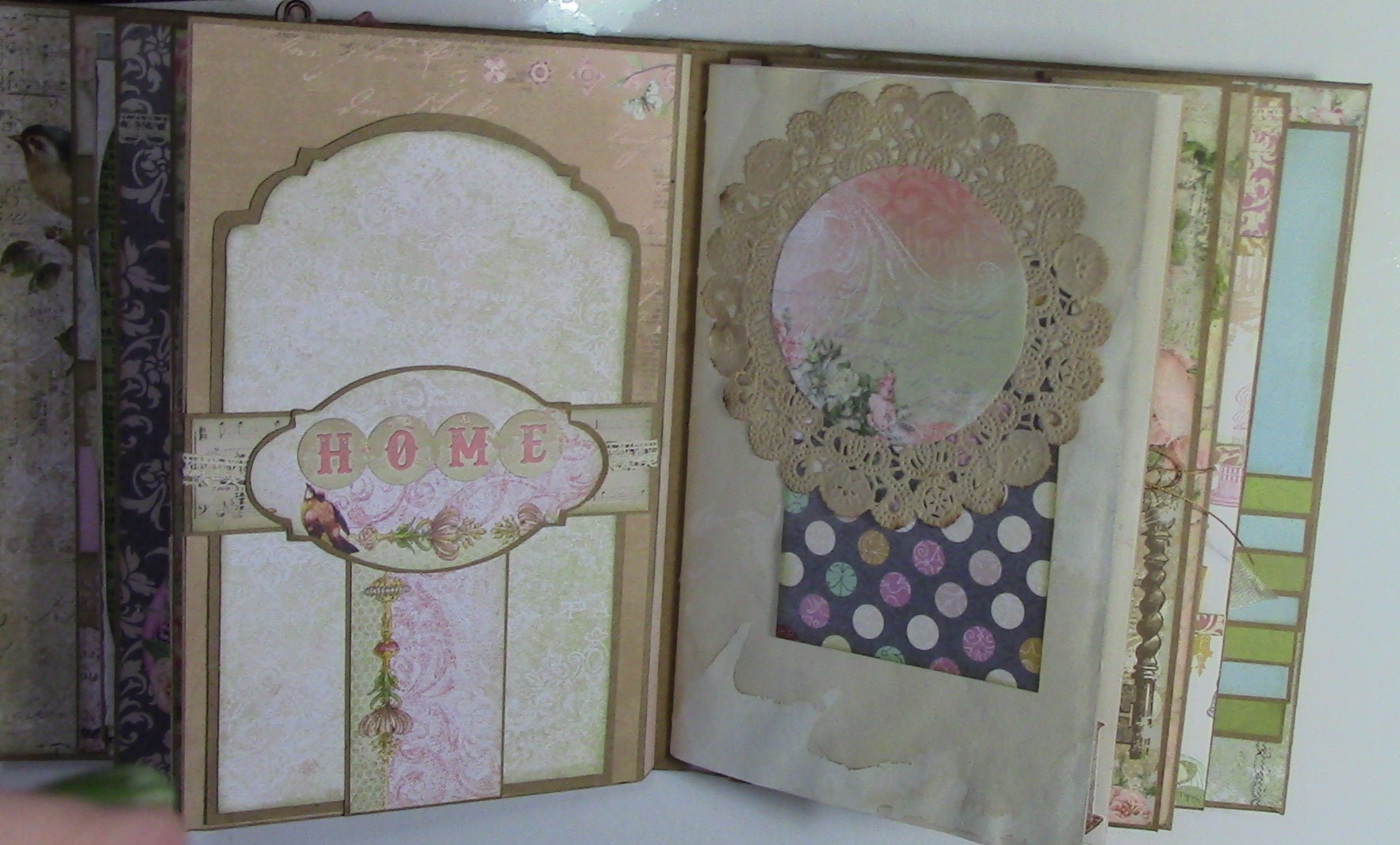 Treasures of Yesterday mini album/journal photo album | Etsy