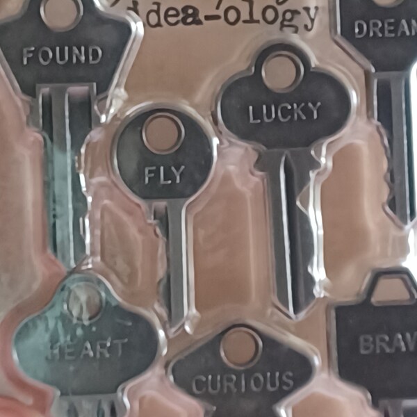 Tim Holtz Word Keys - Etsy