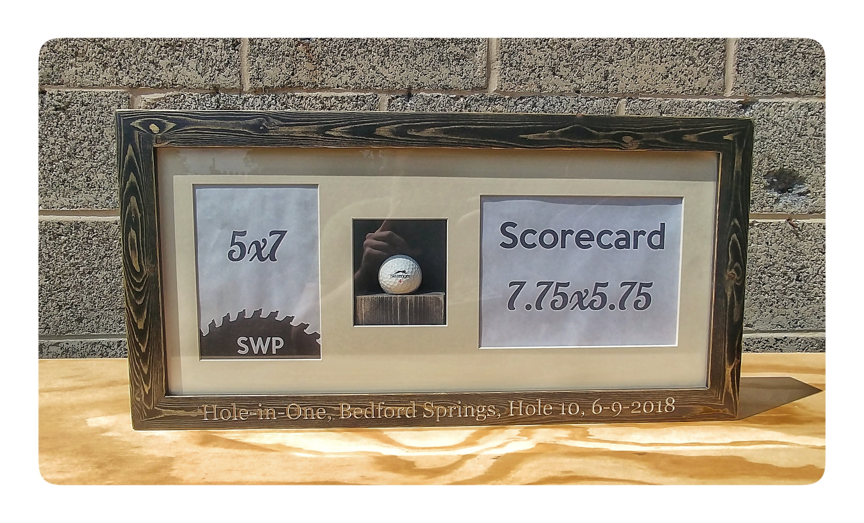 Custom Box Frame Engraved Box Frame Custom Golf Frames Wood - Etsy