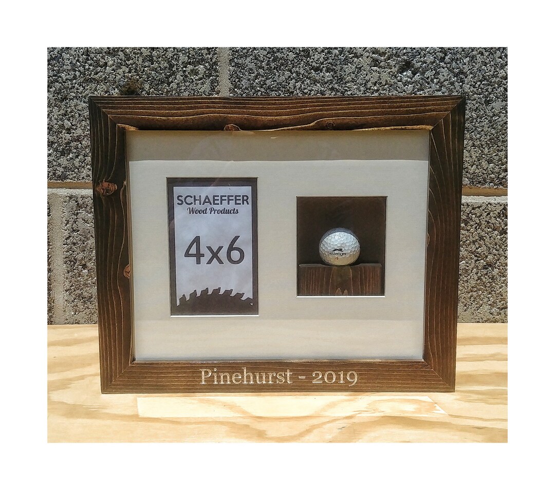 Custom Box Frame, Engraved Box Frame, Custom Golf Frames, Wood Shadow ...