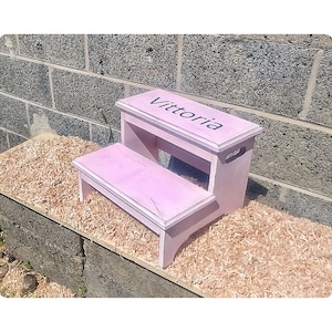 Custom Step Stool, Kids Step Stool, Engraved Step Stool, Small Wood ...