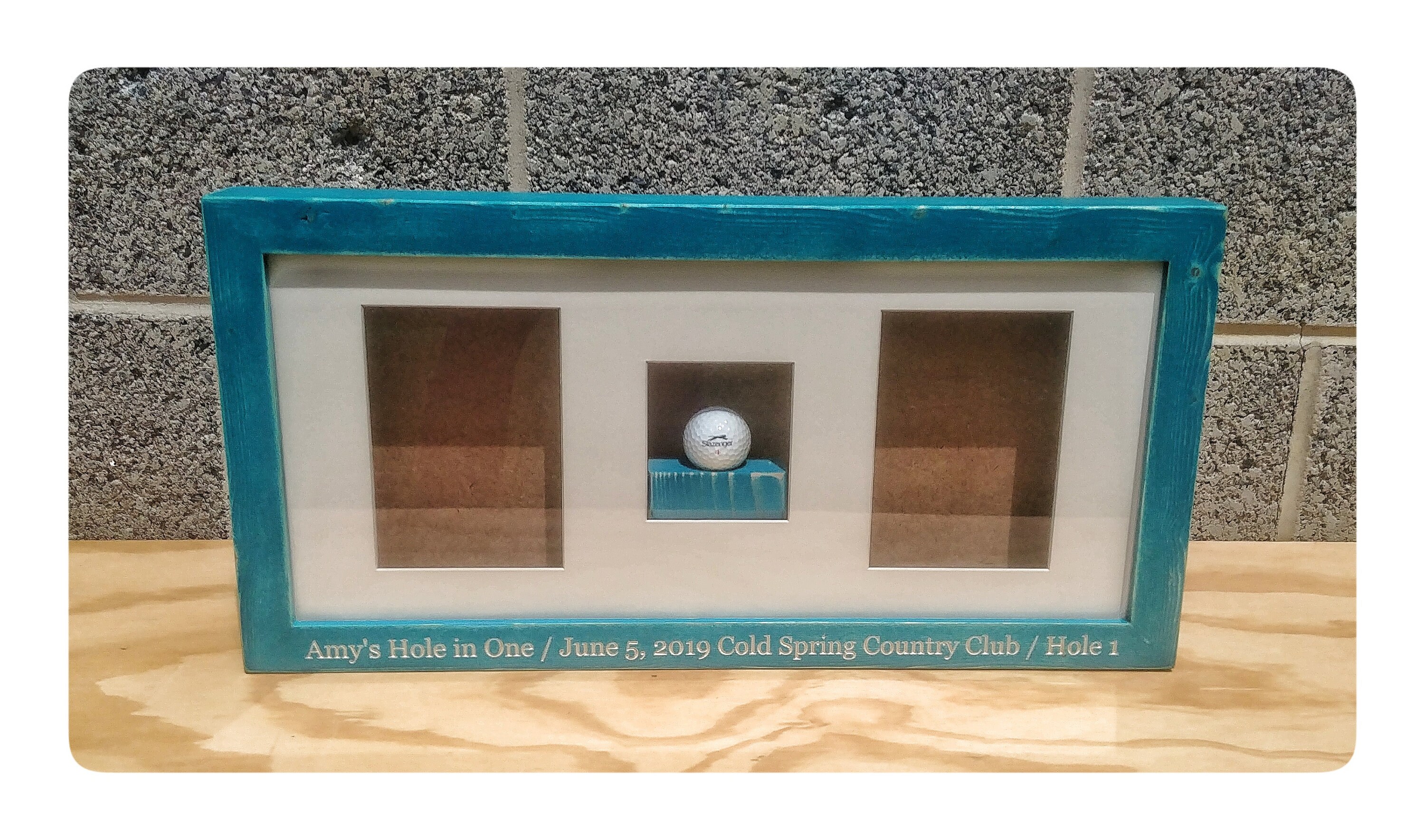 Custom Box Frame Engraved Box Frame Custom Golf Frames Wood - Etsy