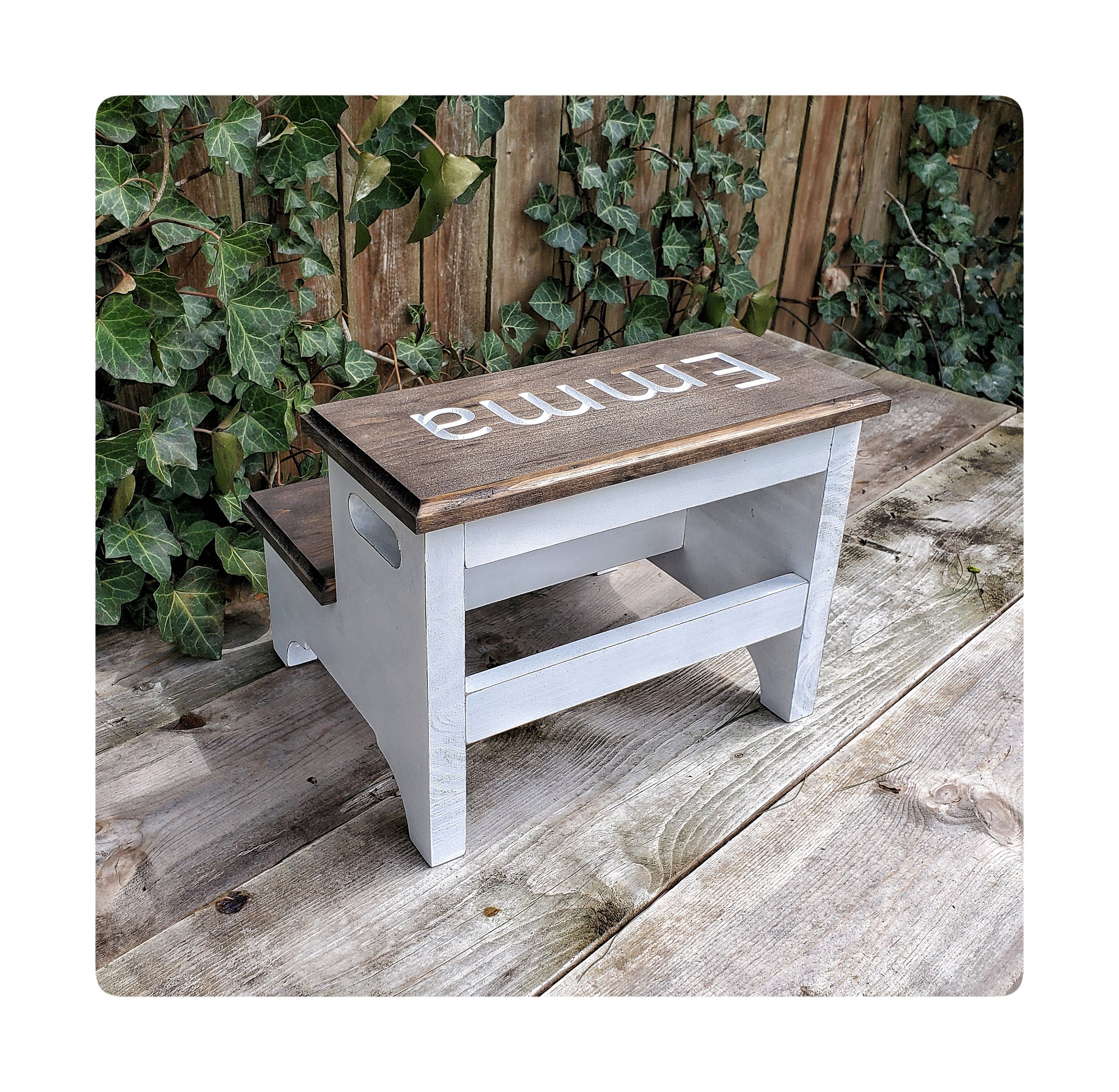Custom Step Stool Kids Step Stool Engraved Step Stool | Etsy