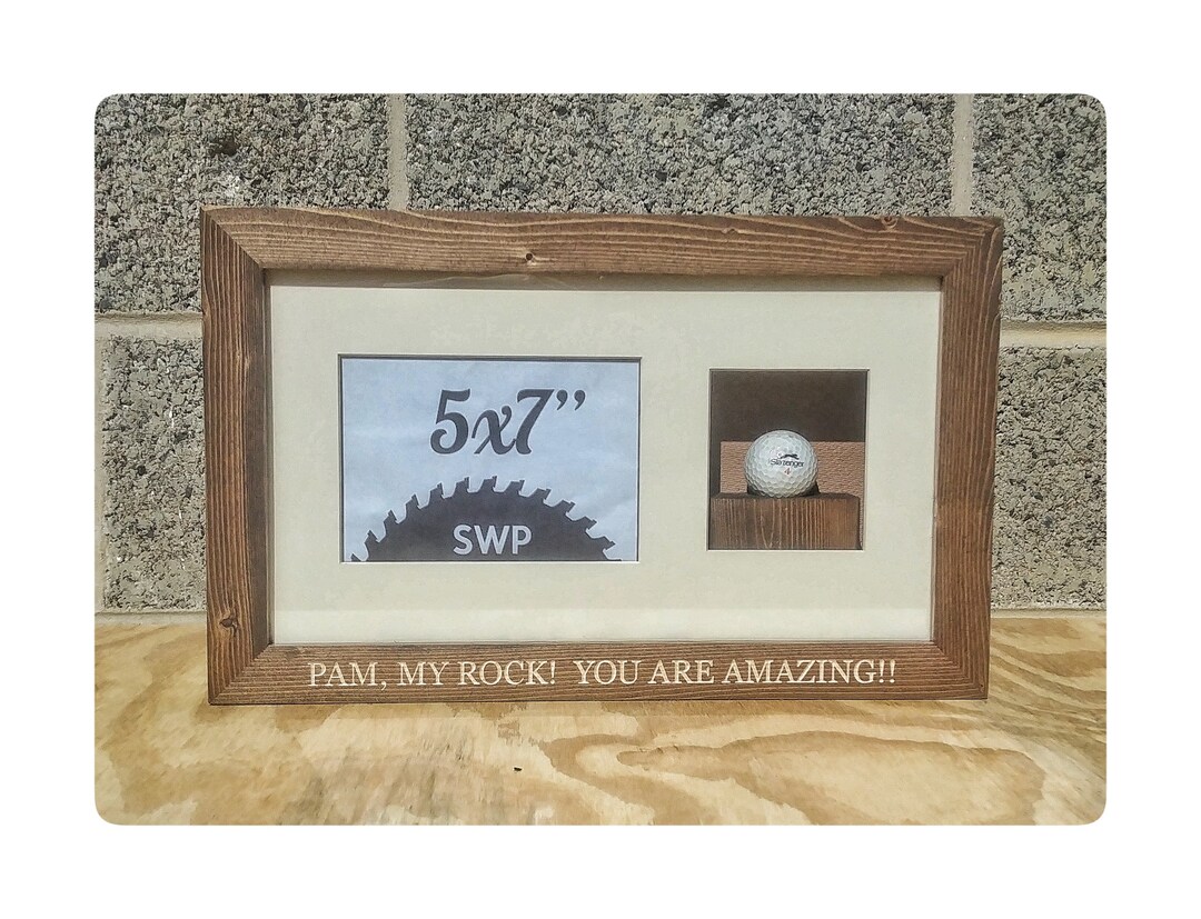 Custom Box Frame, Engraved Box Frame, Custom Golf Frames, Wood Shadow ...