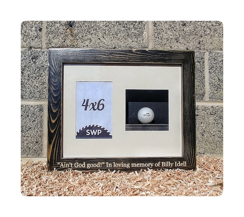 Custom Box Frame, Engraved Box Frame, Custom Golf Frames, Wood Shadow ...