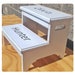 Custom Step Stool, Kids Step Stool, Engraved Step Stool, Small Wood ...