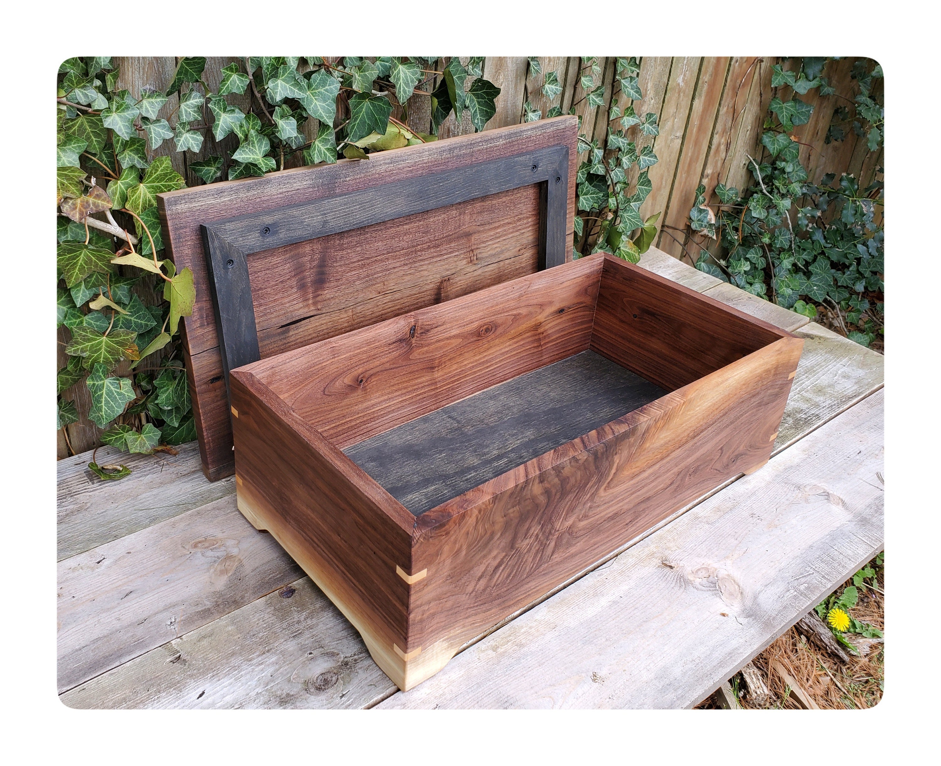 Kingdom Death Box, Large Wood Box, Decorative Wood Box, Walnut Box ...