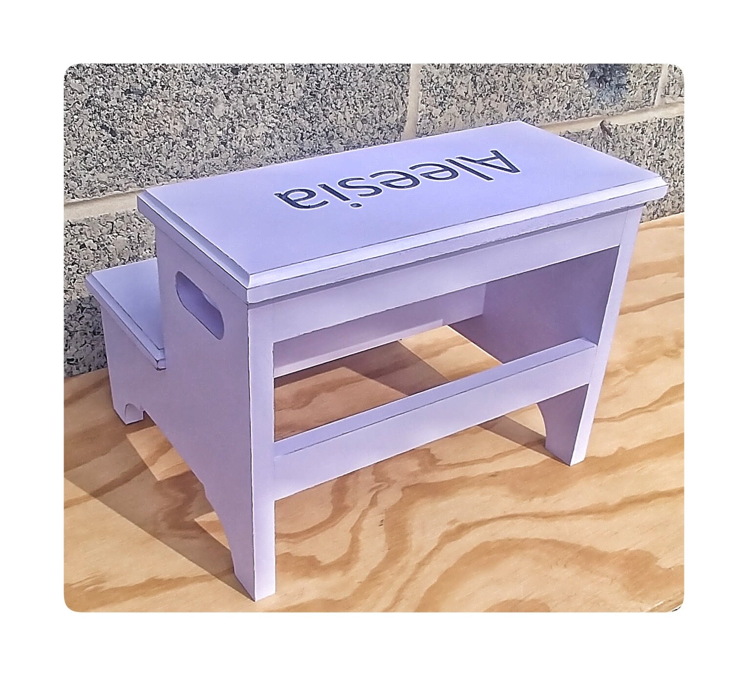 Custom Step Stool, Kids Step Stool, Engraved Step Stool, Small Wood ...