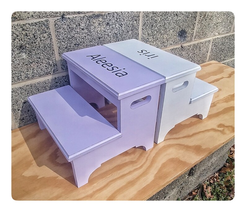 Custom Step Stool, Kids Step Stool, Engraved Step Stool, Small Wood ...