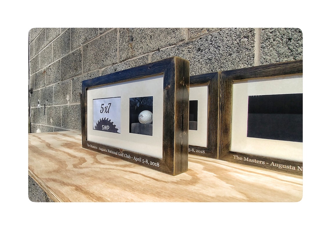 Custom Box Frame Engraved Box Frame Custom Golf Frames Wood | Etsy