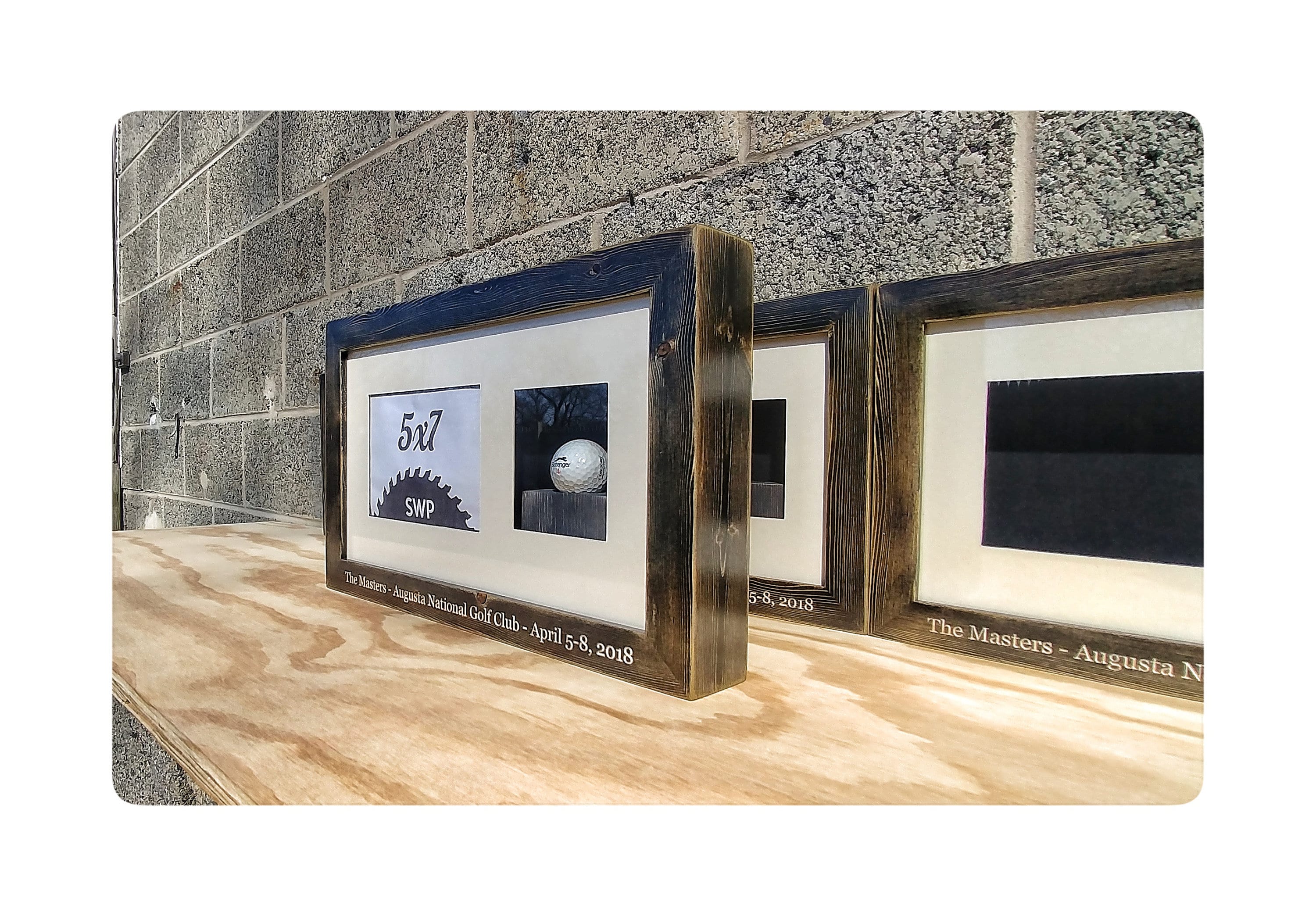 Custom Box Frame Engraved Box Frame Custom Golf Frames Wood | Etsy