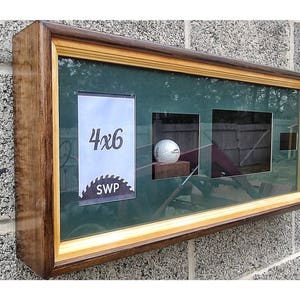 Custom Box Frame, Engraved Box Frame, Custom Golf Frames, Wood Shadow ...