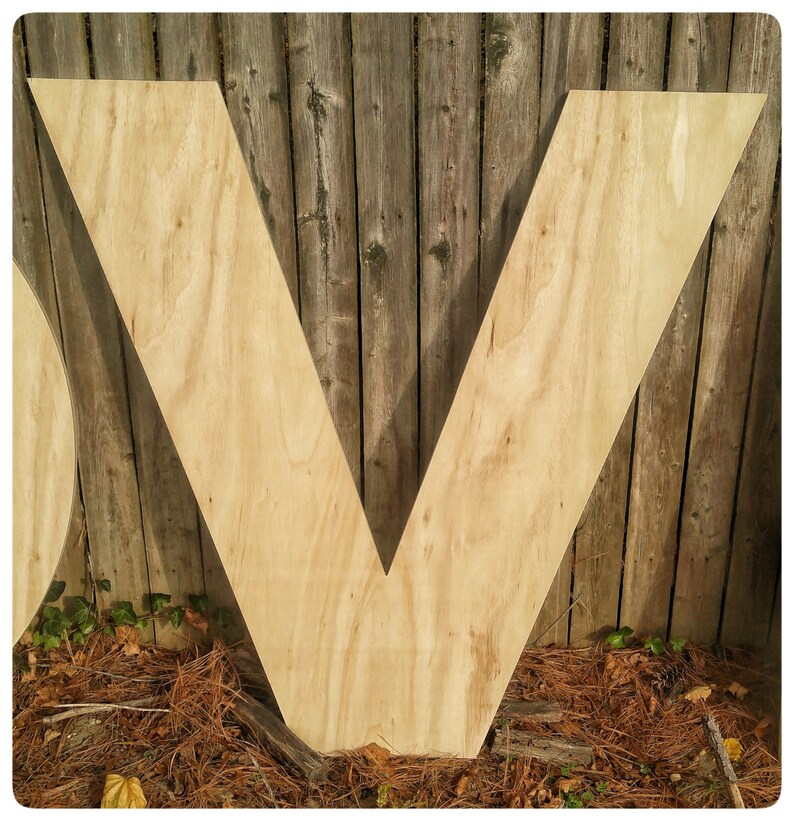 Wood Love Letters Large Wood Letters Unfinished Letters - Etsy
