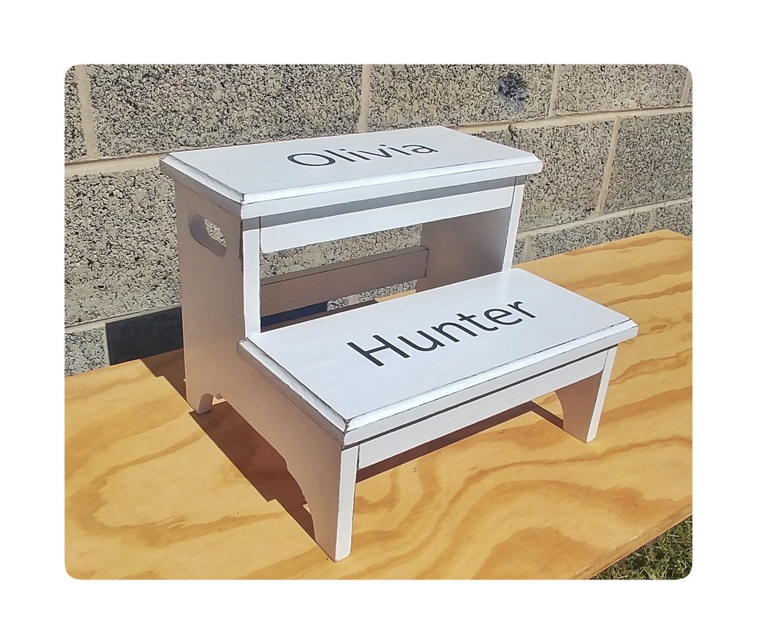 Custom Step Stool, Kids Step Stool, Engraved Step Stool, Small Wood ...