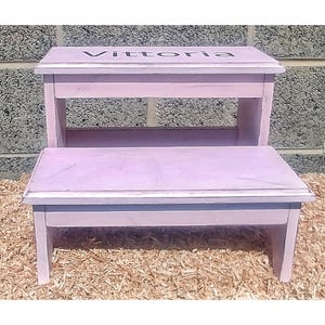 Custom Step Stool, Kids Step Stool, Engraved Step Stool, Small Wood ...