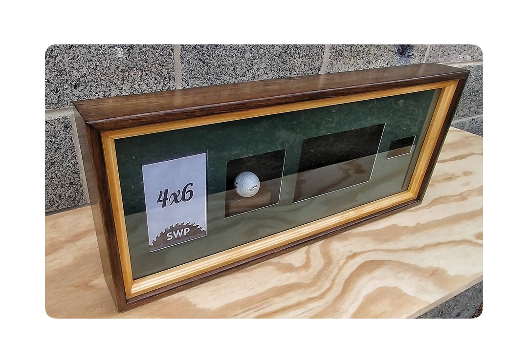 Custom Box Frame, Engraved Box Frame, Custom Golf Frames, Wood Shadow ...