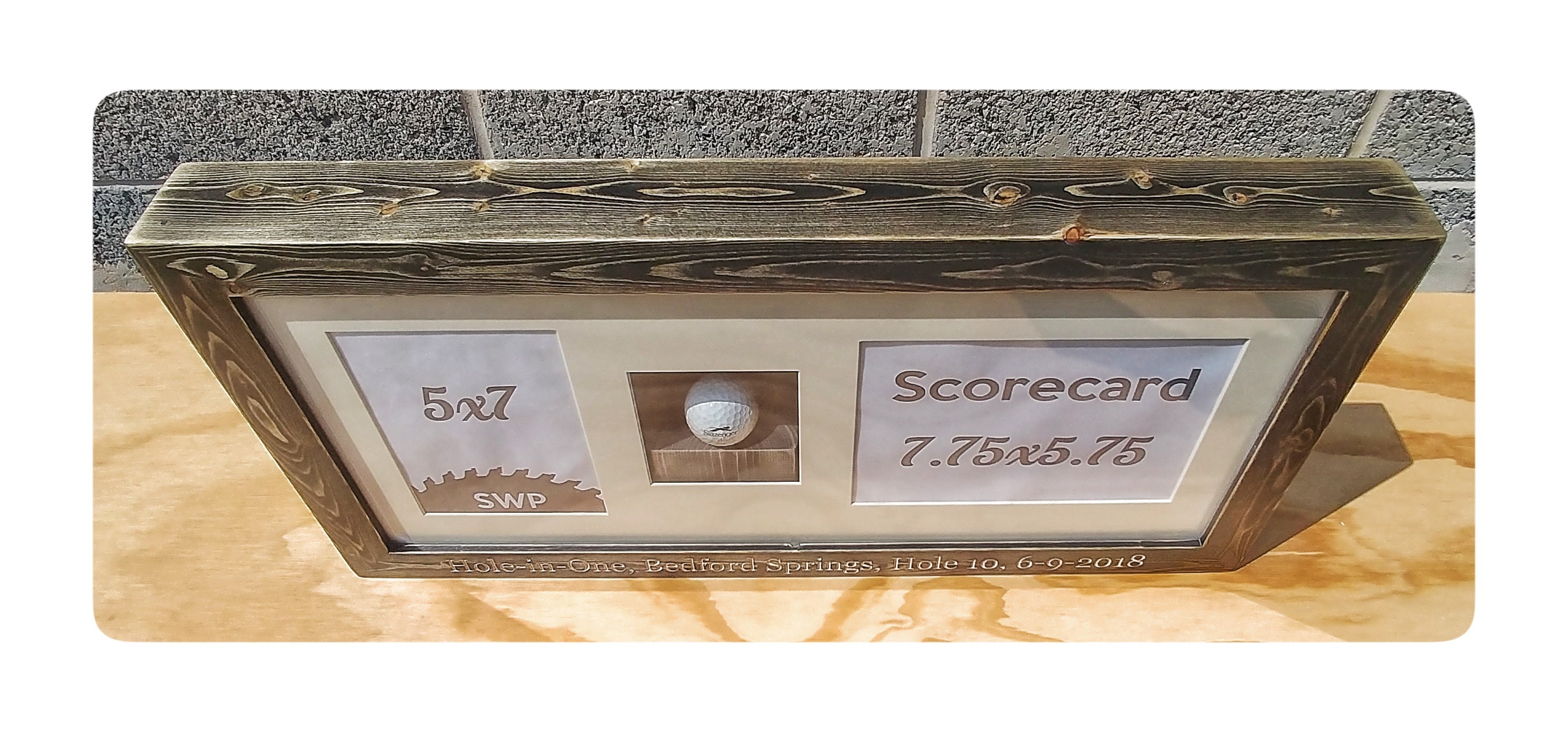 Custom Box Frame Engraved Box Frame Custom Golf Frames Wood - Etsy