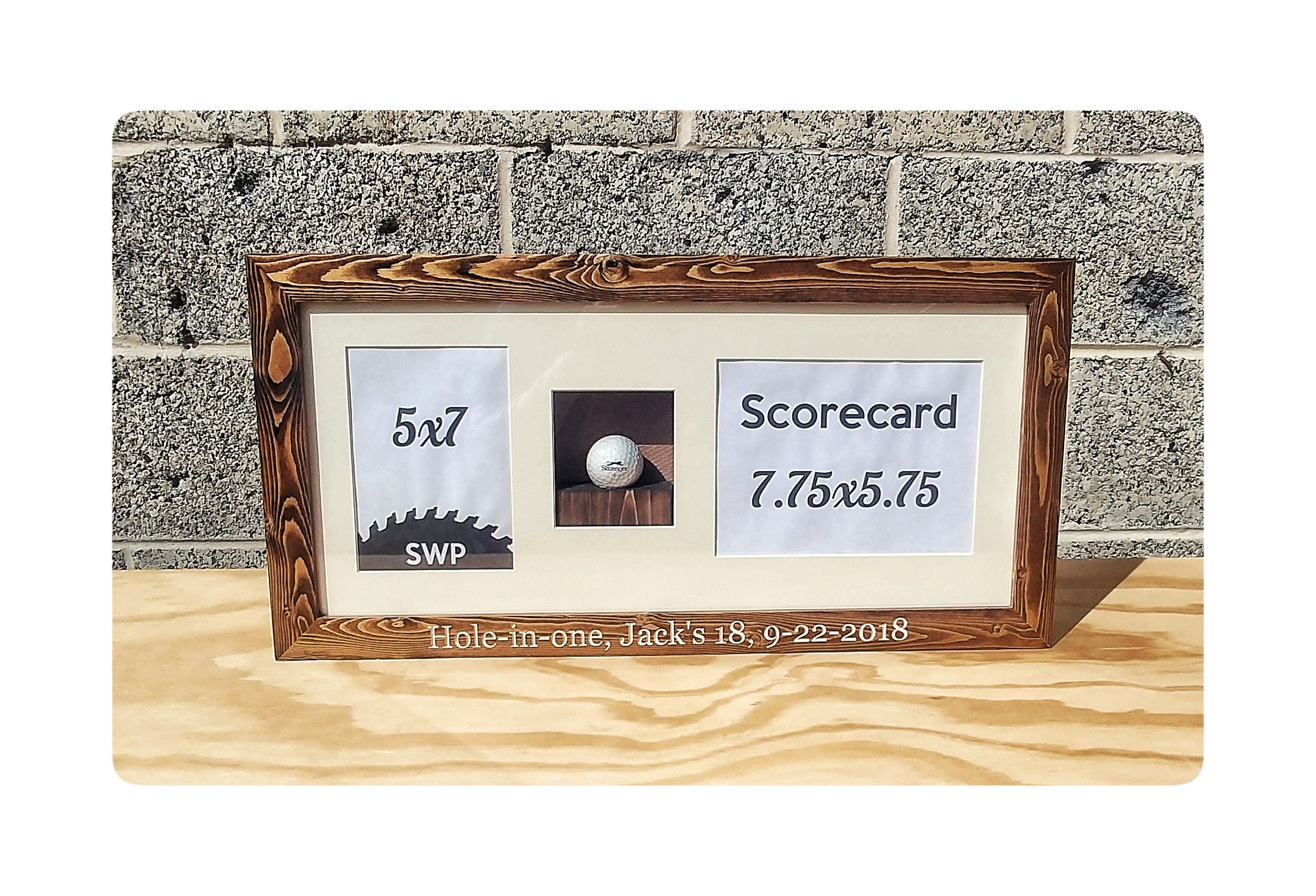 Custom Box Frame Engraved Box Frame Custom Golf Frames Wood | Etsy
