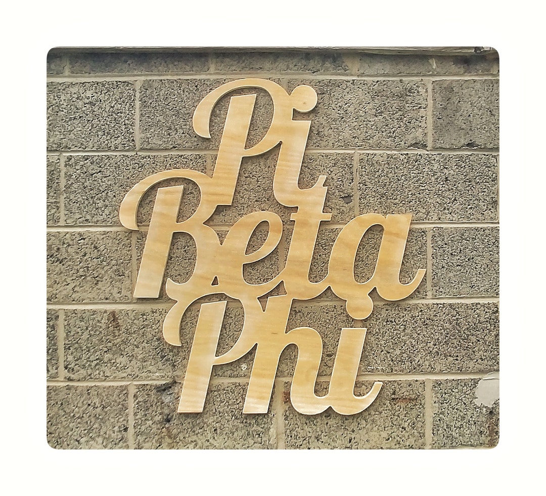 Custom Plywood Signs, Wood Cutout Signs, Wood Love Letters, Greek Wood ...