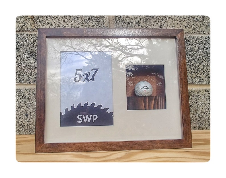 Custom Box Frame 5x7 Box Frame Custom Golf Frames Wood | Etsy
