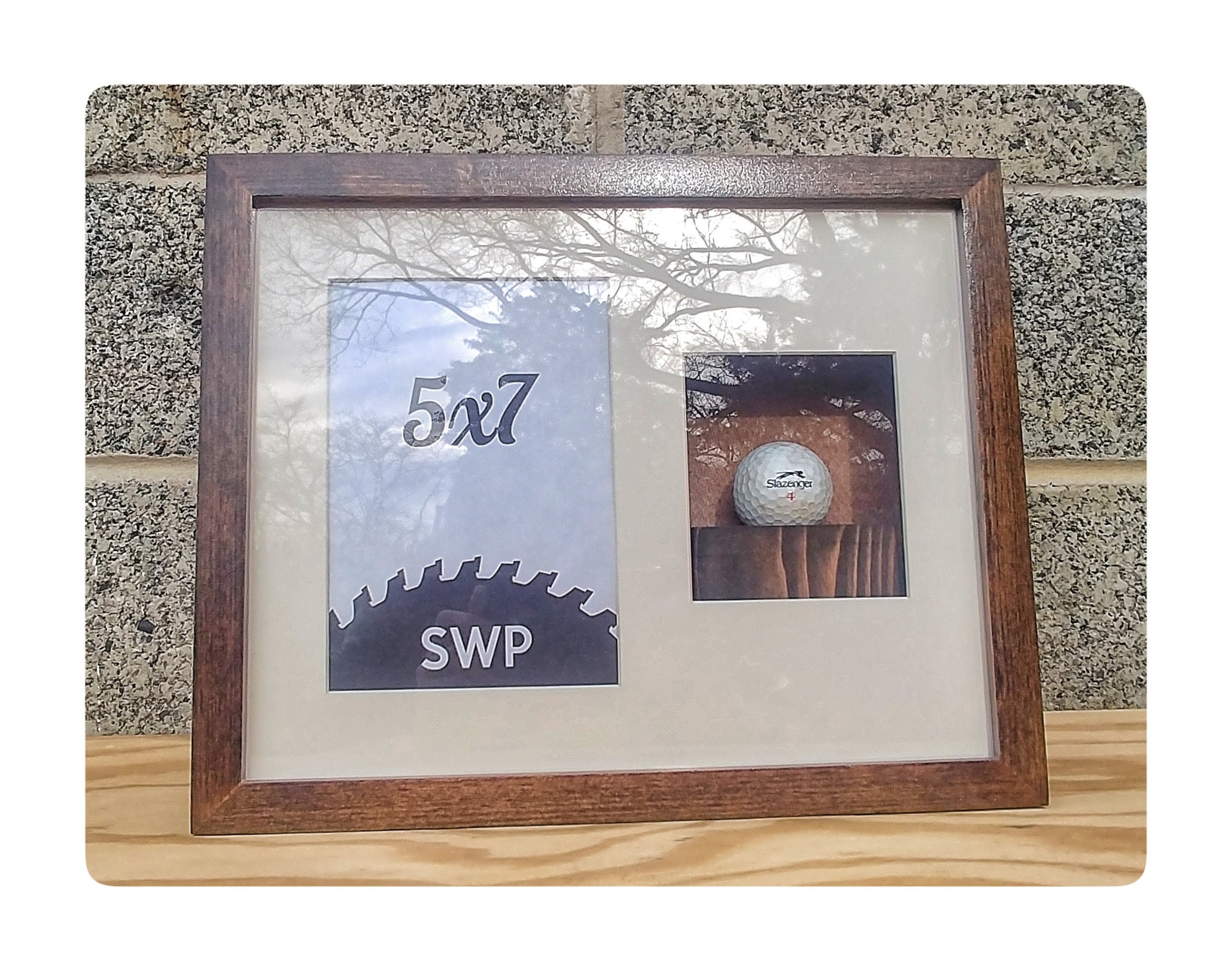 Custom Box Frame 5x7 Box Frame Custom Golf Frames Wood | Etsy